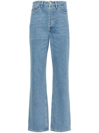 By Malene Birger Halbhohe Straight-Leg-Jeans - Blau