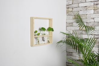 Esschert Design Wandaufhänger für Reagenzgläser, groß