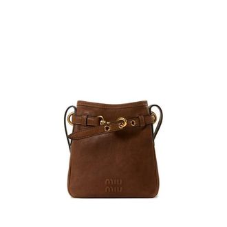 Miu Miu Sac &agrave; bandouli&egrave;re en cuir