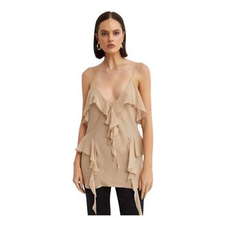 Khaite Damen, Blusen & Hemden, Beige, MGr&ouml;&szlig;e