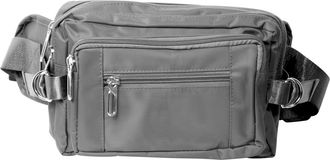 Cham Cham Unisex Tasche - Unisextasche aus Polyester in Grau mit Rei&szlig;verschluss