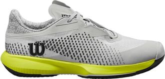 Wilson Wilson Kaos Swift 1.5 Clay, Tennis Shoe Uomo, Pearl Blue/Black/Safety Yellow, 40 2/3 EU