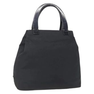 Prada Sac &agrave; main vintage en nylon Pre-owned - Femme - Pre-owned - Noir - Taille: ONE Size