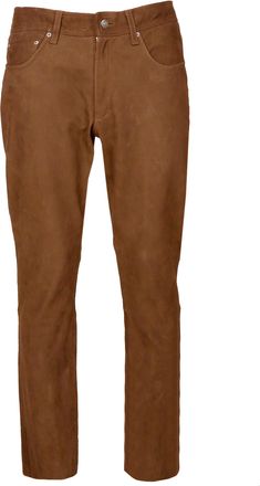 JCC Herren Lederhose Mit Gerader Beinlänge Phill Cognac 52 Braun