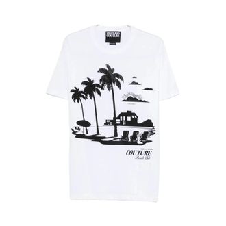 Versace Jeans Couture Herren, Oberteile, Wei&szlig;, XLGr&ouml;&szlig;e
