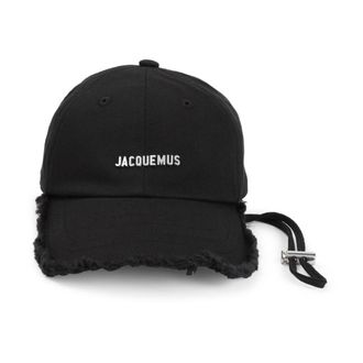Jacquemus Homme, Accessoires, Noir, Taille: 60 CM La Casquette Artichaut