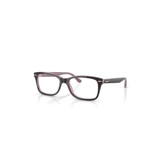 Ray-Ban Rb5428 Optics Braun Auf Rosa Fassung Klar Glas Polarisiert 50-17