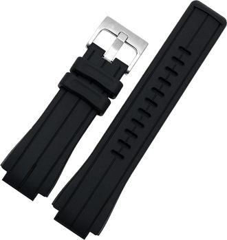 Generic Für WATCHT2N720 T2N721 TW2T76300 Gummi 24 * 16 mm Wasserdichtes Silikon-Sportarmband mit Schrauben