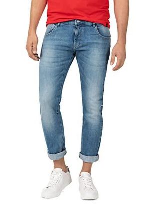 Timezone Slim ScottTZ, Sky Blue Wash, 30W x 32L Homme