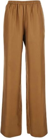 Loulou Studio Femme, Pantalons, Brun, Taille: 40 FR Alera Silk Pants