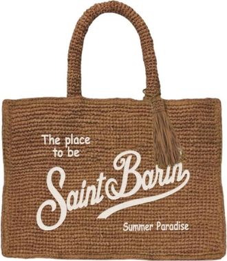 Saint Barth Femme, Sacs, Brun, Taille: ONE Size Colette Raffia Tote