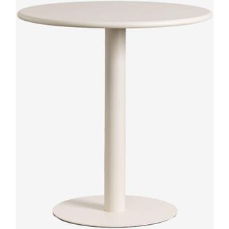 Sklum Runder K&uuml;chentisch &Oslash;70 cm aus Eisen Mizzi Beige Tapioca