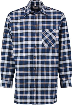 Condor Herren Hemd Langarm Arbeitshemd Flanell Isboia, Gr&ouml;&szlig;e:39/40, Farbe:Jeans