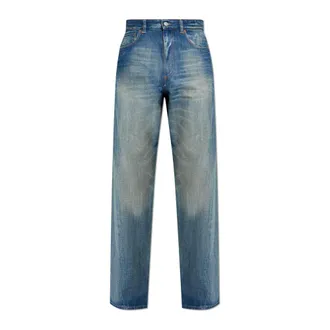 Maison Margiela Herren, Jeans, Blau, W33Größe