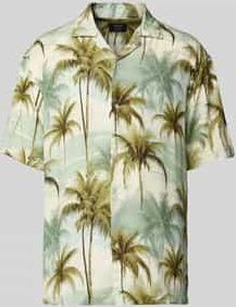 Mc Neal Regular Fit Freizeithemd aus Viskose mit Reverskragen