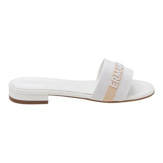 Ermanno Scervino Logo Slides - - Shoes - Damen - Wei&szlig; - 35 EU