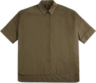 Fay Femme, Blouses et Chemises, Vert, Taille: 38 FR Chemise Coupe Confort