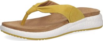 Caprice Damen 9-9-27202-28 Flipflop, Yellow Suede, 37 EU
