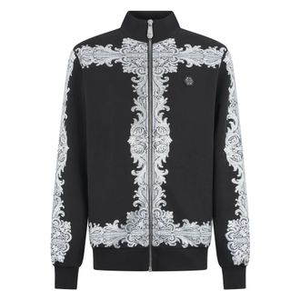 Philipp Plein Homme, Sweatshirts et sweats &agrave; capuche, Noir, Taille: XL Zip-throughs