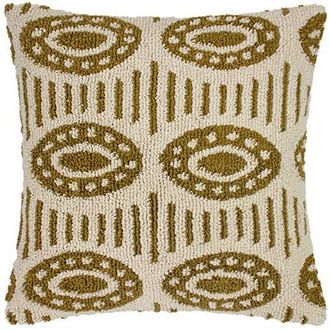 furn. Horu Polyester gefülltes Kissen, Natural/Moss, 45 x 45cm