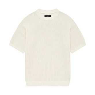 Amiri H&auml;kel-Mesh-T-Shirt - - Knitwear - Herren - Wei&szlig; - XL