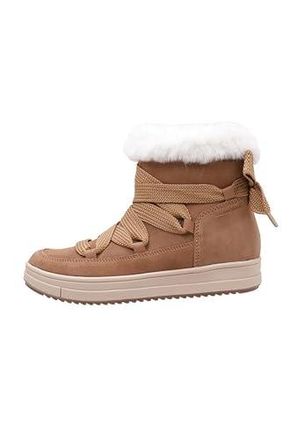 Geox Girls J Rebecca WPF Ankle Boot, Whisky Brown, 3.5 UK Child