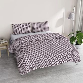 Italian Bed Linen Athena Bettwäsche-Set Made in Italy, Doppelbett Rita Rosa
