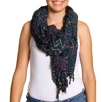 Panasiam Schal B025 Petrol bamboo, L