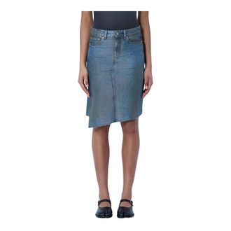 Our Legacy Asymmetrischer Jeansrock - - Skirts - Damen - Blau - L