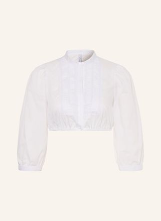 Wallmann Wallmann Dirndlbluse Mit 3/4-Arm weiss