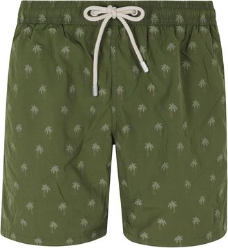 MC2 Saint Barth Homme, Maillots de bain, Vert, Taille: L Patmos Swimsuit The Riviera