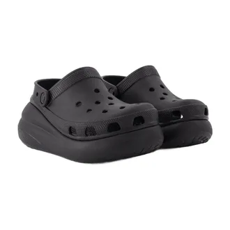 Crocs Womens Clog Black Synthetic Slippers