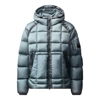 C.P. Company D.d. Shell Daunenjacke mit Kapuze - - Jackets - Herren - Blau - XL