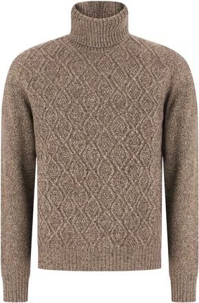 PANICALE Panicale - Pullovers &agrave; col roul&eacute; - Homme - Pulls - Brun - Taille: M