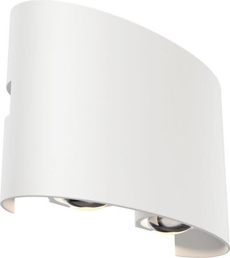 Maytoni Maytoni - Wandleuchte Außenleuchte Fassadenleuchte led Wandlampe IP54 Weiss Metall