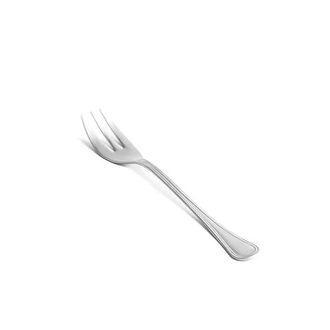 Zanetti 12-teiliges Kuchengabel-Set aus 18/C-Edelstahl, Modell Leonardo, Silber/schwarz, Standard