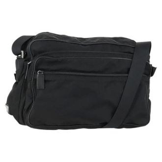 Prada Sac bandouli&egrave;re en nylon Pre-owned - Femme - Pre-owned - Noir - Taille: ONE Size