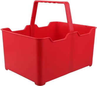 Garneck Plastik Bierflaschen mit Griff Wiederverwendbarer Robuster Getränkekorb für Bier Wein Flaschen Großer Fassungsvermögen Behälter für Bars Ktv Partys un