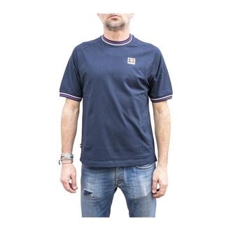 Aquascutum T-Shirts - - Tops - Herren - Blau - L