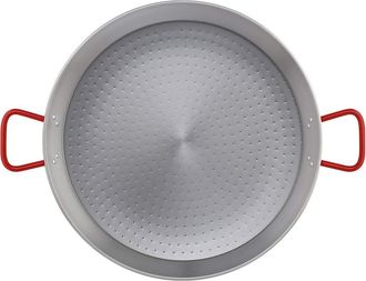 Metaltex Paella-Pfanne aus poliertem Stahl, 30 Portionen, 70 cm