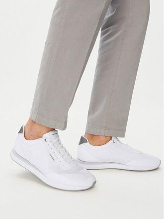 Calvin Klein Sneakers Retro Runner T Lth Aop Ny HM0HM02213 Wei&szlig;