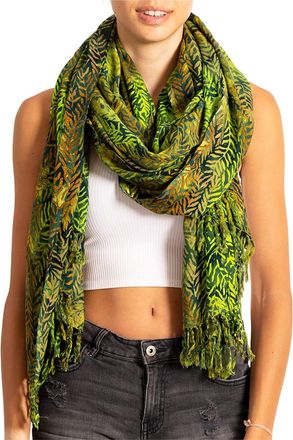 Panasiam Schal B205 green fern, L