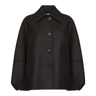 Harris Wharf London Femme, Vestes, Brun, Taille: 38 FR Veste &agrave; Manches Bouffantes