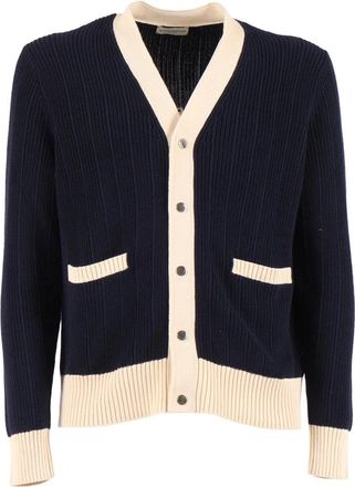 Ballantyne Homme, Pulls, Noir, Taille: XL Cardigan Scollo V