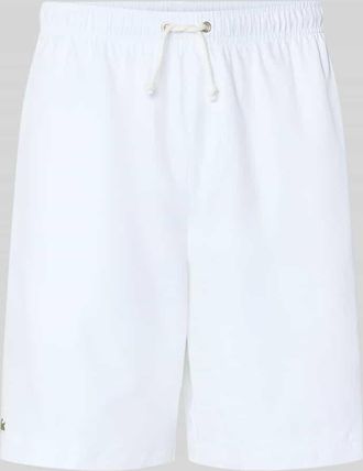 Lacoste Sport Relaxed Fit Shorts mit Logo-Patch