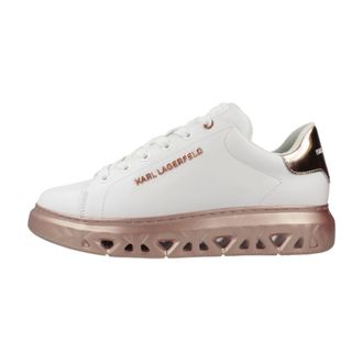 Karl Lagerfeld Kapri Kite Lo Lace Lthr - Femme - Chaussures - Blanc - Taille: 37 EU