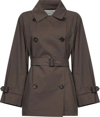 Max Mara Femme, Manteaux, Brun, Taille: 36 FR Calle Trench Coat