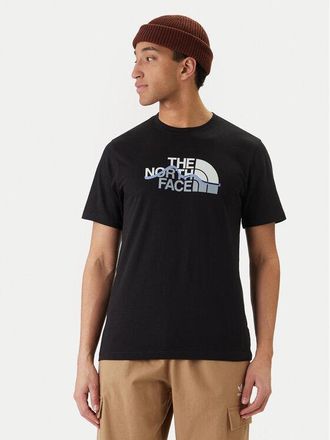 The North Face T-Shirt Mountain Line NF0A8GUX Schwarz Regular Fit