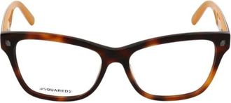 Dsquared2 Femme, Accessoires, Brun, Taille: ONE Size Monture de lunettes yeux de chat