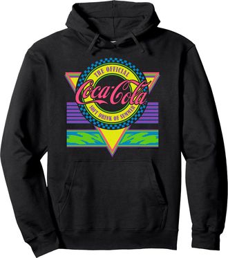 Coca Cola Ware The Official Soft Drink of Summer Retro Logo Pullover Hoodie